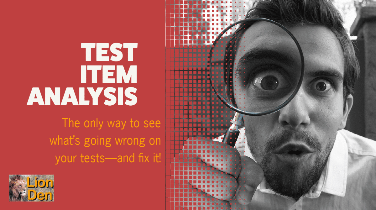 Test Item Analysis Test Item Analysis